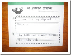 Oceans of First Grade Fun: Antsy Antonyms